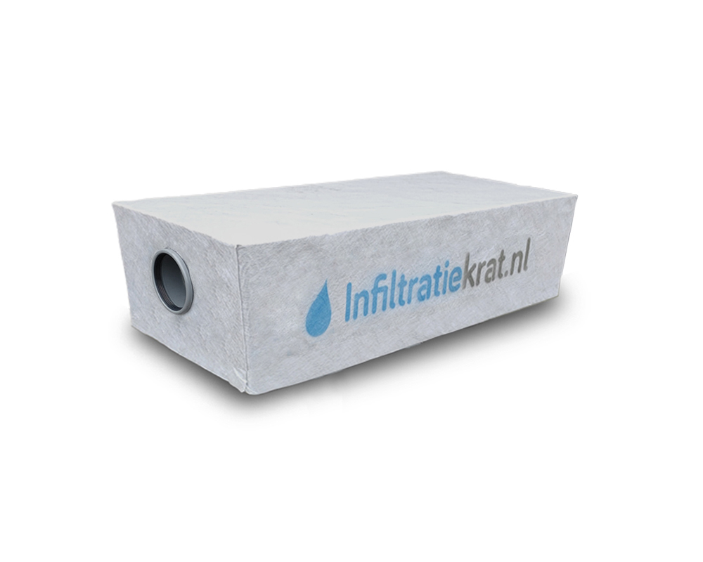 Infiltratiekrat 300 liter standaard - 120 x 60 x 40 cm | 1 x 125 mm