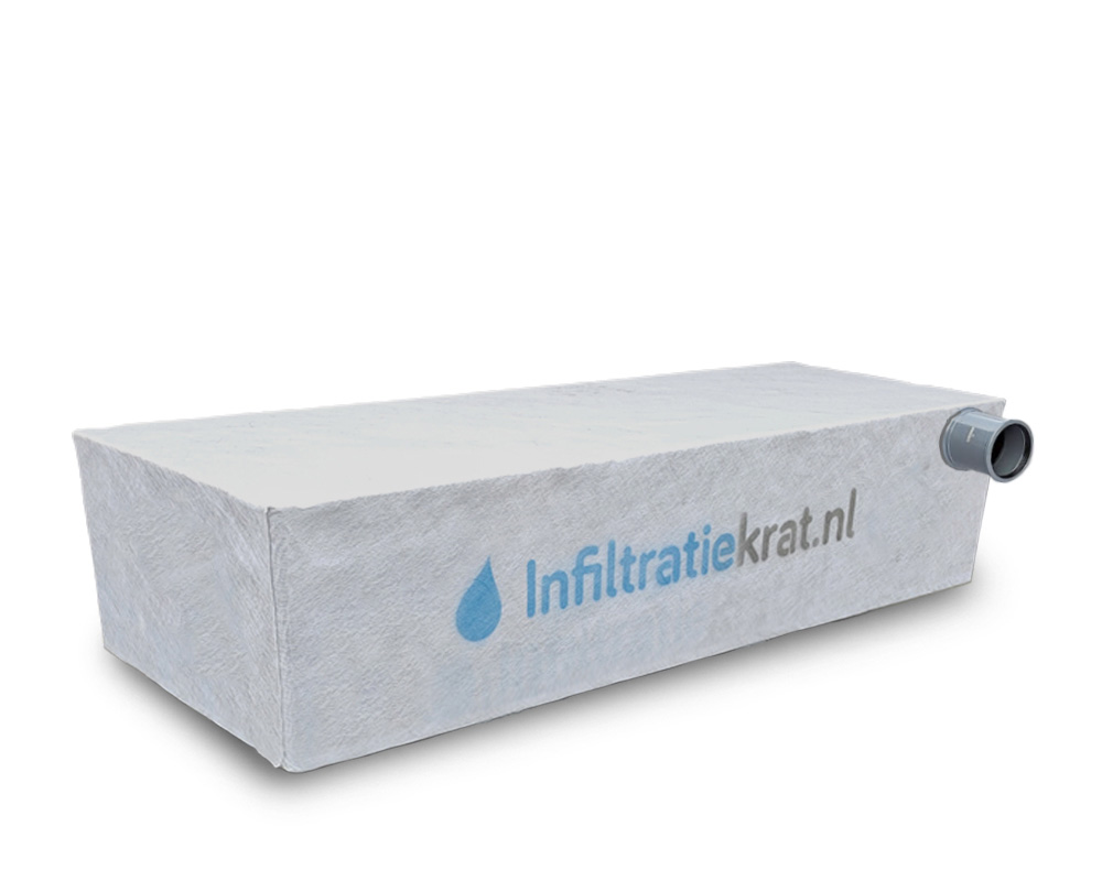 Infiltratiekrat 400 liter standaard - 180 x 60 x 40 cm | 2 x 125 mm