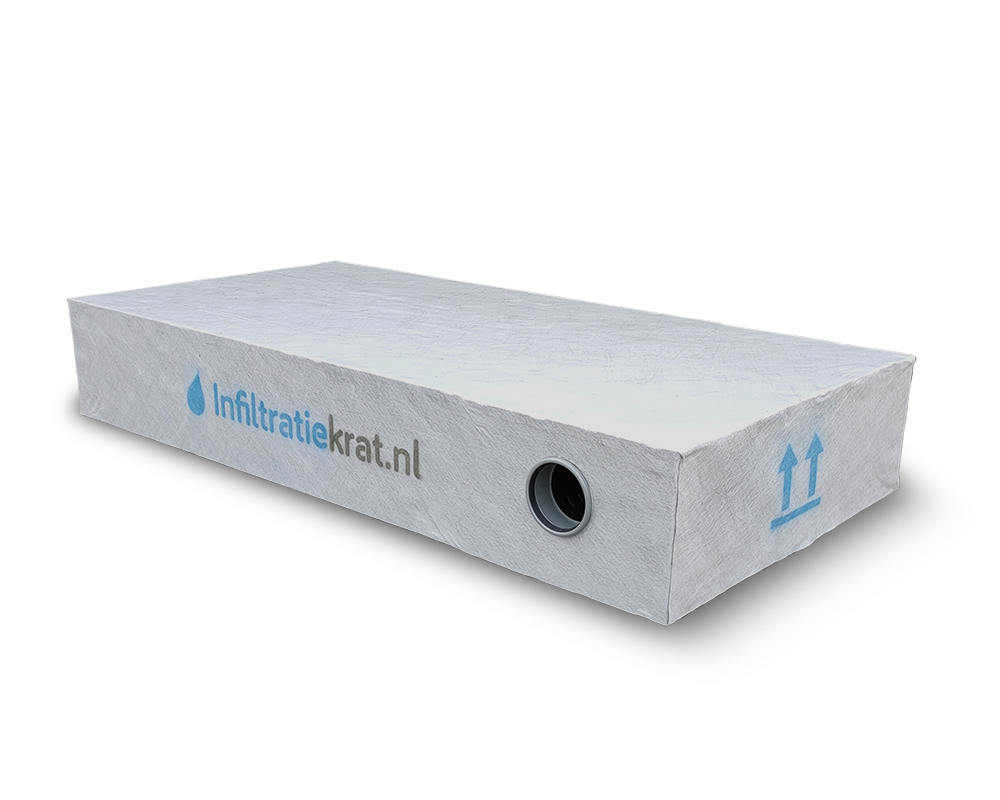 Infiltratiekrat 1300 liter standaard - 180 x 120 x 60 cm | 2 x 125 mm
