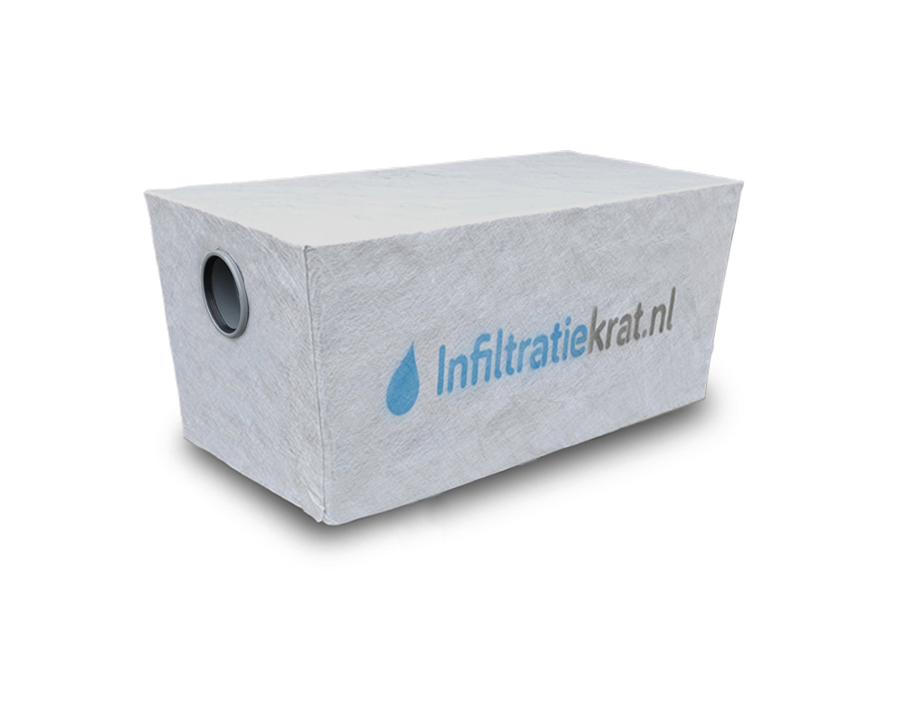 Infiltratiekrat 400 liter standaard - 120 x 60 x 60 cm | 1 x 125 mm