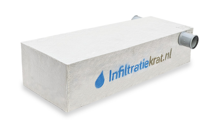 Infiltratiekrat 400 liter zwaar - 180 x 60 x 40 cm | 2 x 125 mm, ITK